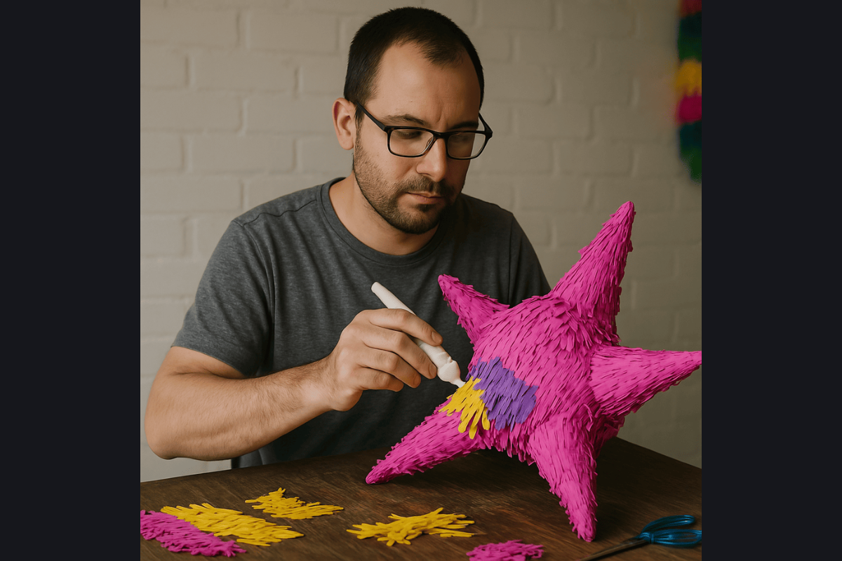 Como hacer una piñata de carton - Lenin Borjas